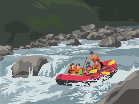 Rafting Vector Art Icons And Graphics For Free Download