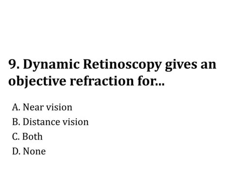 Ophthalmology And Optometry Multiple Choice Questions Optometry Fans