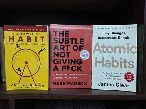 Bundle Trio Atomic Habits The Subtle Art Of Not Giving A Fvck The