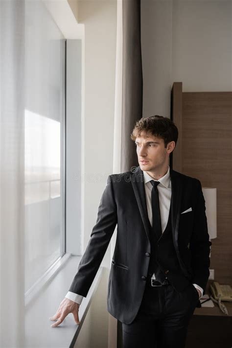 Handsome Man In Classy Formal Wear Stock Image Image Of Debonair