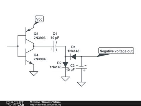 Negative Voltage Circuitlab