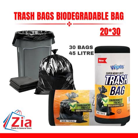 Wipes Trash Bags 2030 30 Bags Zia Plastic And General Store