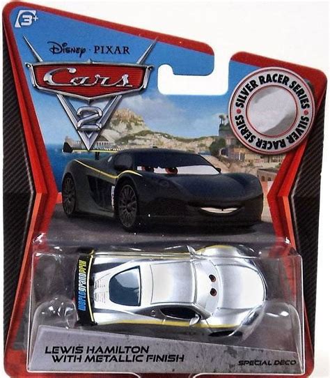 Disney Cars Silver Racer Series Lewis Hamilton With Metallic Finish