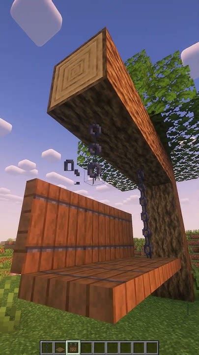 Build A Cute Swing In Minecraft Perfect For Your World 🌸 Youtube