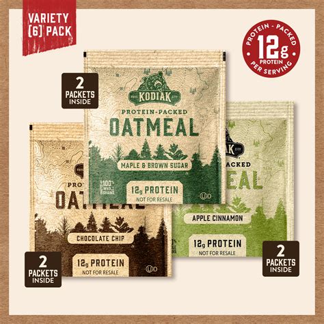 Oatmeal Packet Variety Pack Whole Grain Breakfast Kodiak®