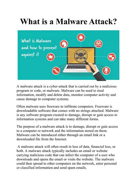 What Is A Malware Attack Pdf