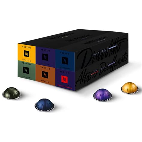 Nespresso Vertuo Espresso Set 6 Types 60 Pods Vertuo Capsule Japanned