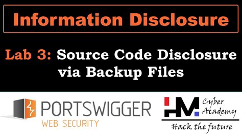 Information Disclosure 3 Source Code Disclosure Via Backup Files