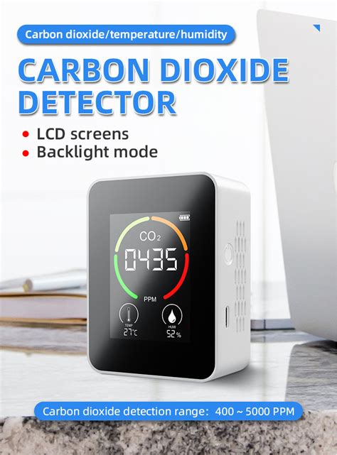 Digital Co2 Sensor Meters Carbon Dioxide Detector Gas Analyzer