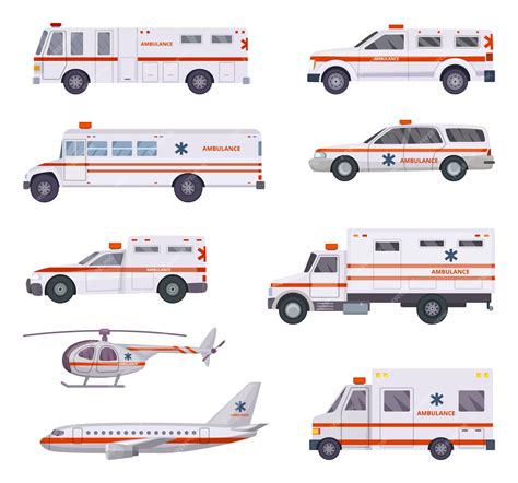 Carros De Ambulancia Servicio De Rescate De Salud Vehículo Van