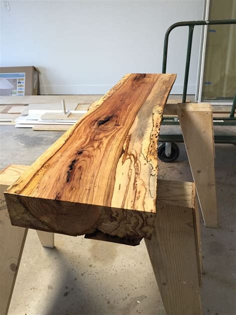 Rustic Pecan Mantle For A Cozy Fireplace