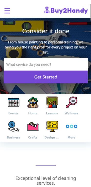 handy clone efficient handyman app for home service