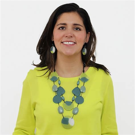 Sage Green Camryn Double Strand Necklace Sylca Designs