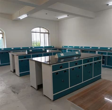 Mild Steel Composite Laboratory Work Bench And Workstation 10 Feet At ₹ 32500piece In Kolkata