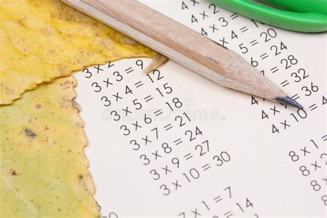Vector De Multiplicación Imagen De Archivo Imagen De Pizarra 24519069