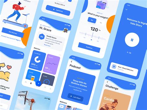 Fitness Mobile App Design Ios Android Ui Ux Designer By Talha Shani