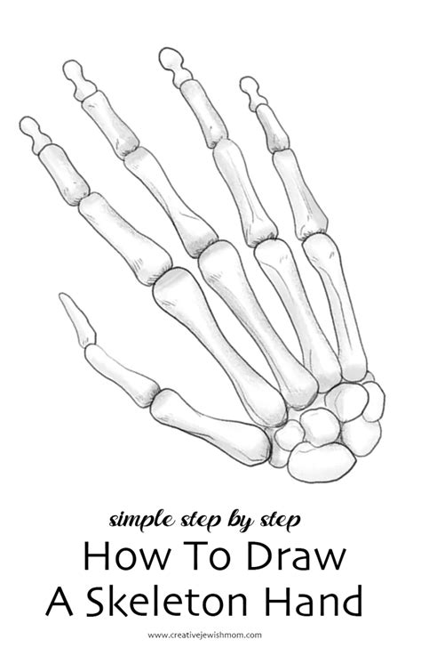 How To Draw Skeleton Hands On Your Hands