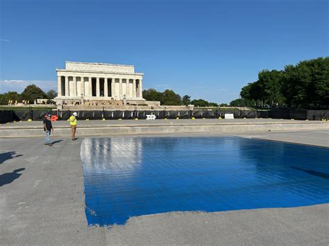 Trump Continues Dc White House Improvements With Reflecting Pool Makeover