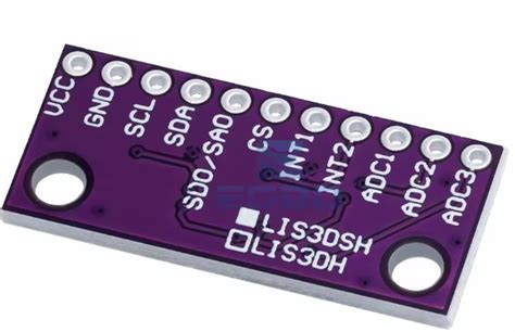 Micropython Driver For Lis3dsh Sensor