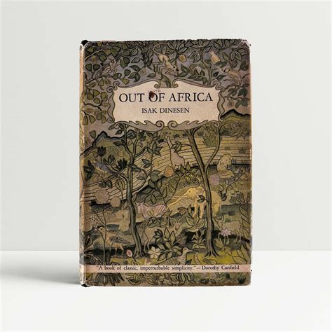Isak Dinesen Karen Blixen Out Of Africa First Us Edition 1938