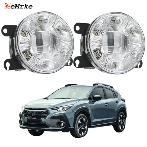 Auto Fog Lights For Subaru Crosstrek 2022 2023 2024 Fog Lamp With Clear