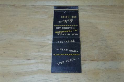 Vintage Beltone New Miracle All Transistor Hearing Aid