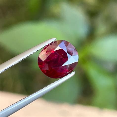 Deep Red Natural Ruby Gemstone Gandhara Gems