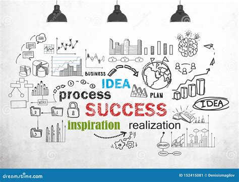 Success Sketch Blackboard Royalty Free Stock Image 37455352