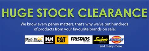 Huge Stock Clearance Sale Total Workwear Blog