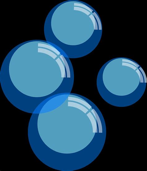 Download Blue Soap Bubbles Vector
