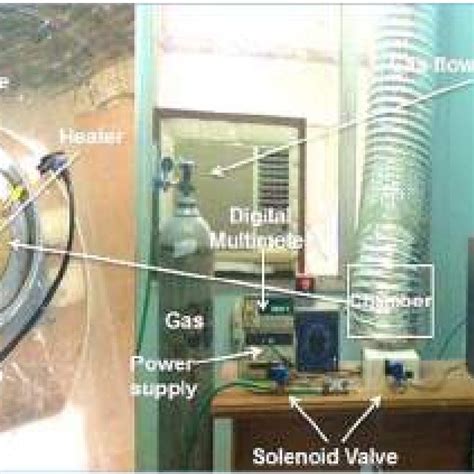 Photograph Of Electronic Gas Sensor Testing System Download Scientific Diagram