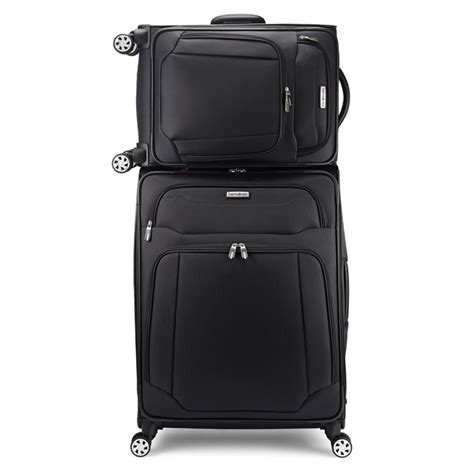 Samsonite Stackit 2 Piece Luggage Set In Black Costco Uk