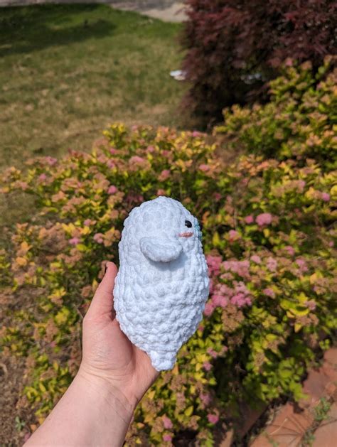 Sofia The Chubby Seal Crocheted Chubby Seal Plushie Etsy