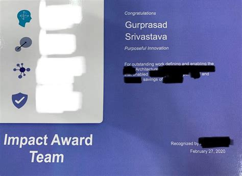 Gur Prasad Srivastava On Linkedin Recognition Cci Removed