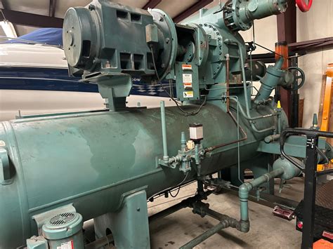 Frick Ammonia Screw Compressor Booster Package Model Rwf 2 177b And 150 Hp Item C67632