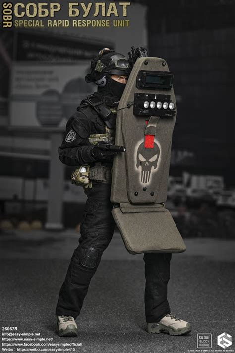 Special Rapid Response Unit Sobr Easy And Simple 1 6 Scale Figure