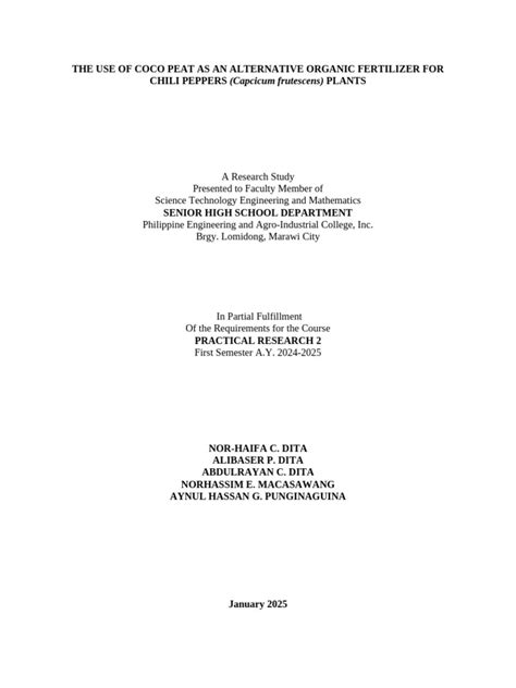 Coco Peat Pdf Fertilizer Soil