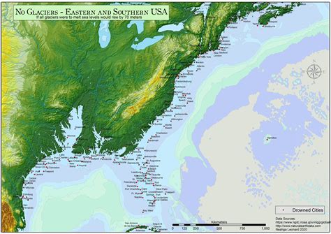 Sea Level Rise Interactive Map