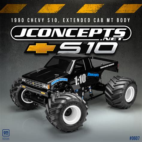 Jconcepts New Release 1990 Chevy S10 Extended Cab Mt Body