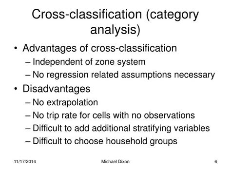 Ppt Trip Generation Modeling—cross Classification Powerpoint Presentation Id6711135