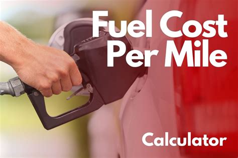 Fuel Cost Estimation Calculator Truck Powered