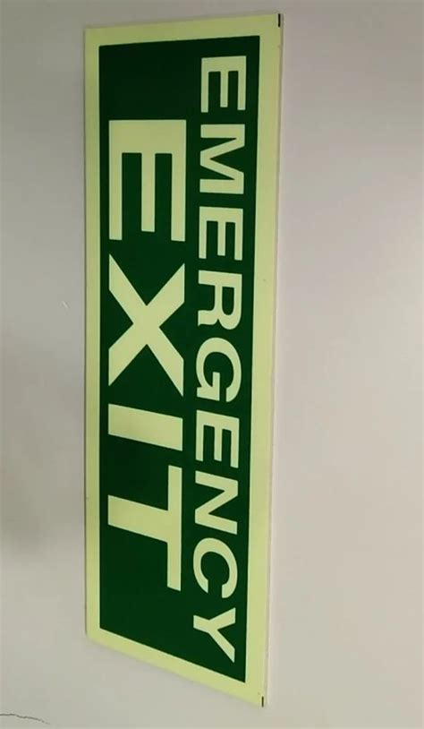 Emergency Exit Sticker At ₹ 70piece In Mumbai Id 27447096912