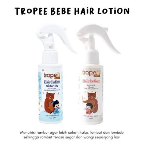 Jual Tropee Bebe Hair Lotion 100ml Shopee Indonesia