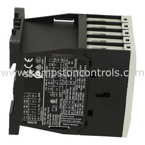 Eaton Moeller Dilm7 10 230v50hz 240v60hz Moeller Contactor 3pole 3kw 1n0 230vac Kempston Controls