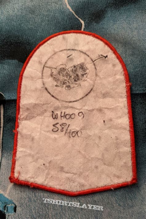 Bewitched At The Gates Of Hell Woven Patch Tshirtslayer Tshirt And