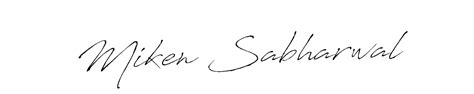 83 Miken Sabharwal Name Signature Style Ideas Professional Name