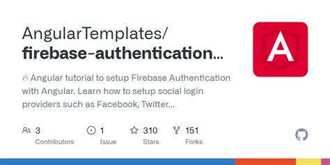 Github Angulartemplatesfirebase Authentication With Angular 🔥