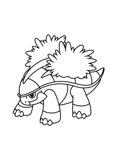 Grotle Pokemon Coloring Pages