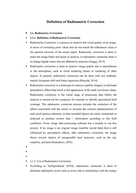 Definition Of Radiometric Correction Radiometry Correction 21