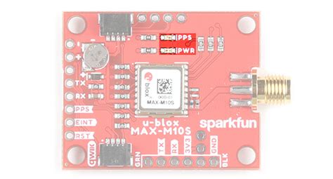 gnss receiver breakout max m10s qwiic hookup guide sparkfun learn